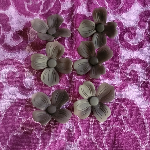 Jibbitz | Other | Jibbitz Black Flowers For Crocs | Poshmark
